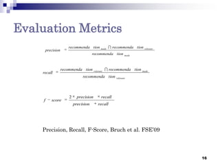 Automatic Code Completion Exploting Semantic Similarity | PPT