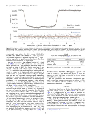 A Fourth Planet in the Kepler-51 System Revealed by Transit Timing ...