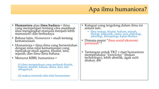 Masukan tkt humaniora (yuti) | PPTX
