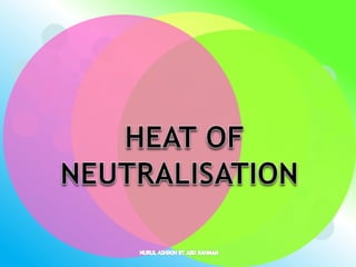 HEAT OF NEUTRALIZATION | PPTX