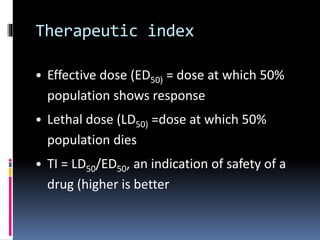 General pharmacology slide | PPTX