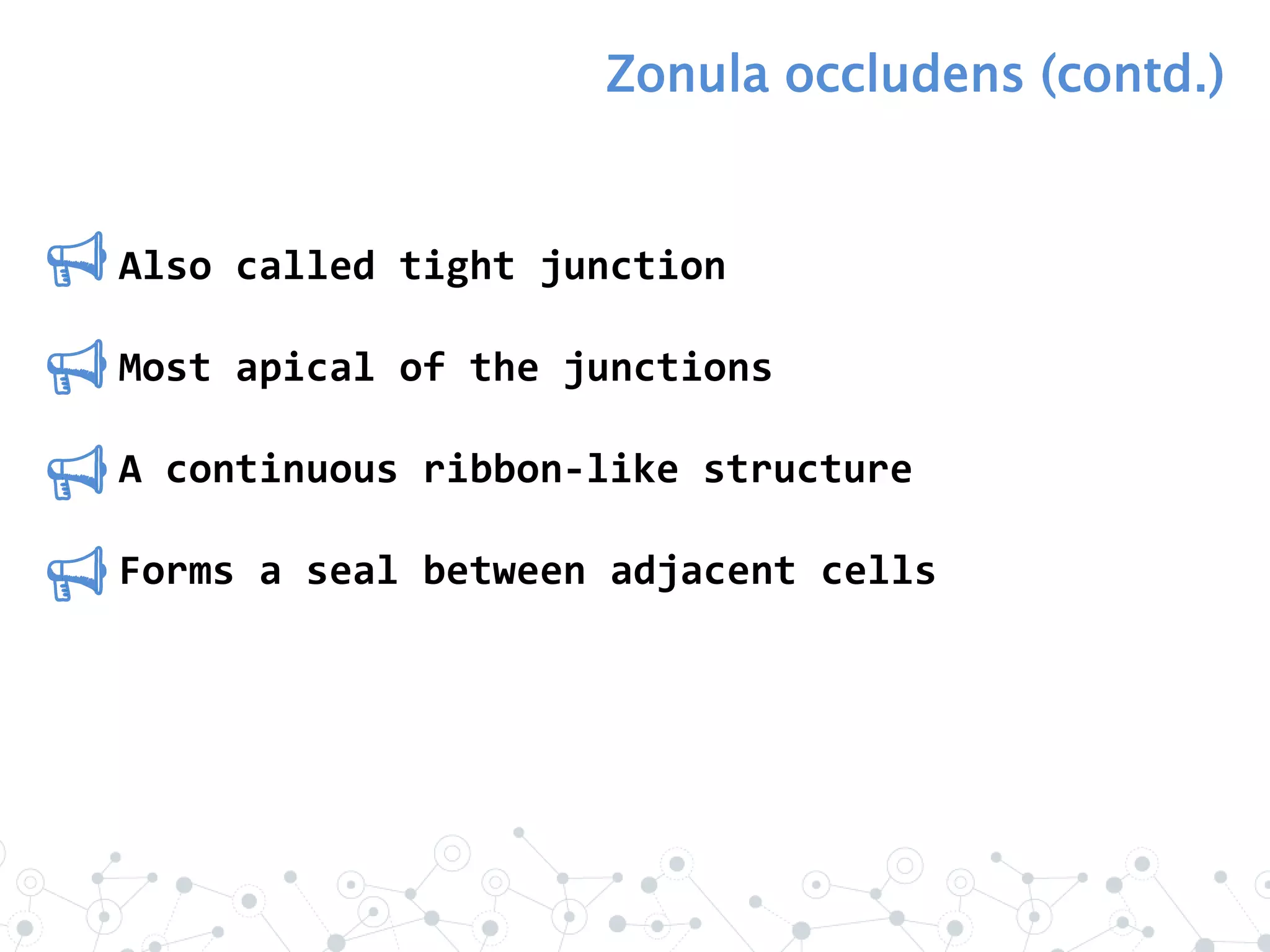 Cell junction & Junctional complexes | PPTX