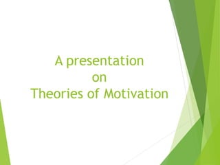 Theories of Motivation | PPTX