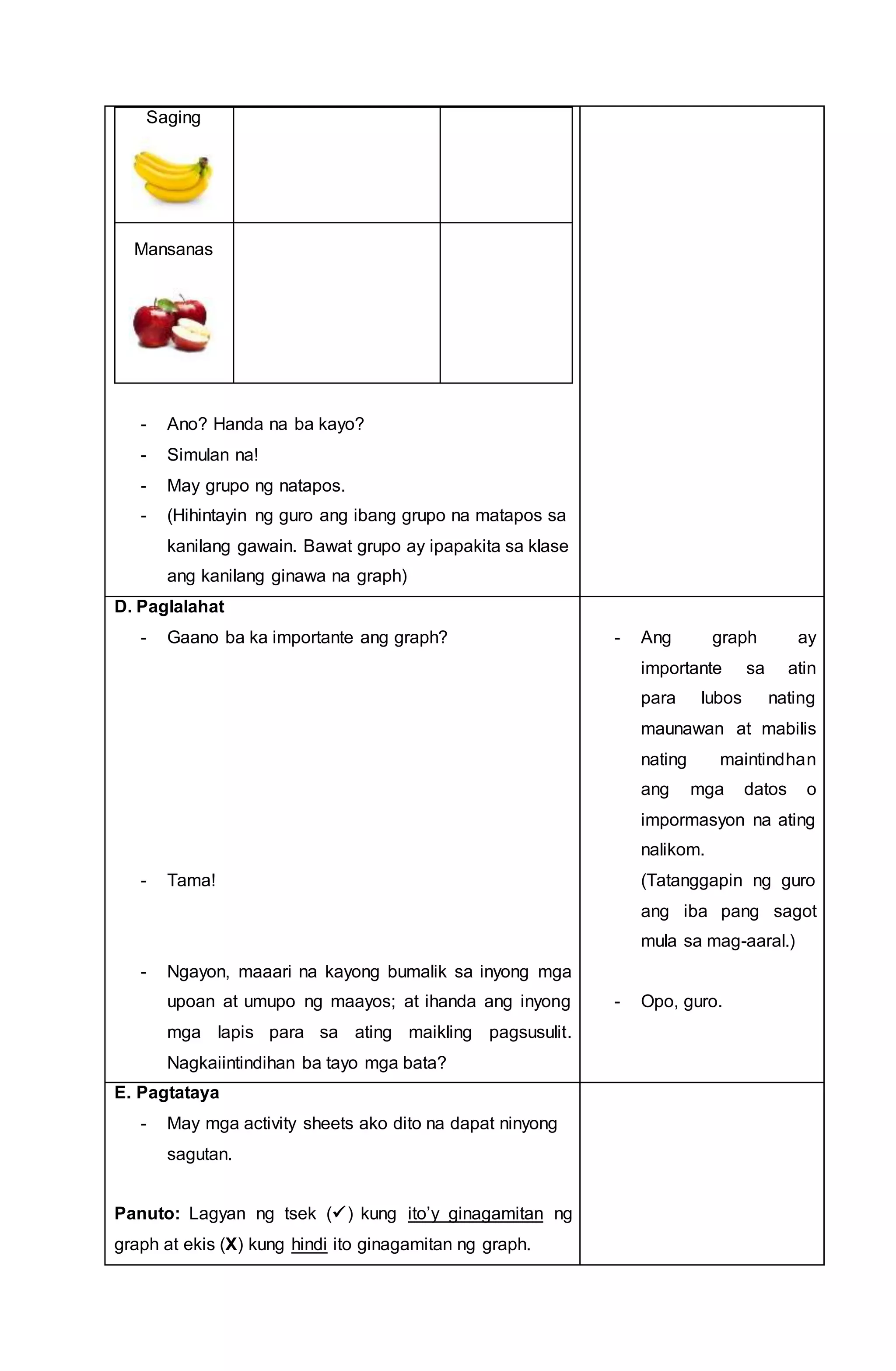 Masusing Banghay Sa Filipino-Grade 5 | DOCX