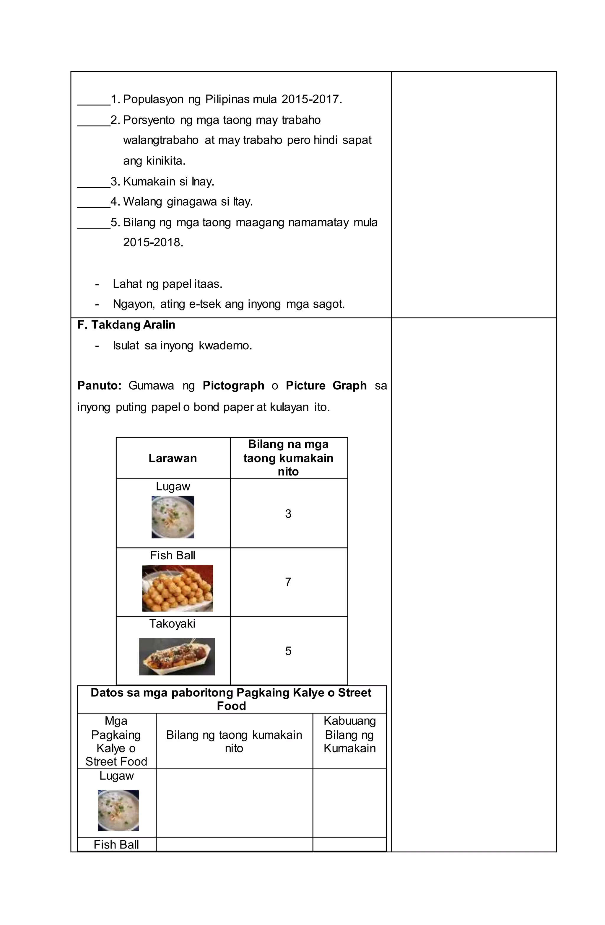 Masusing Banghay Sa Filipino-Grade 5 | DOCX