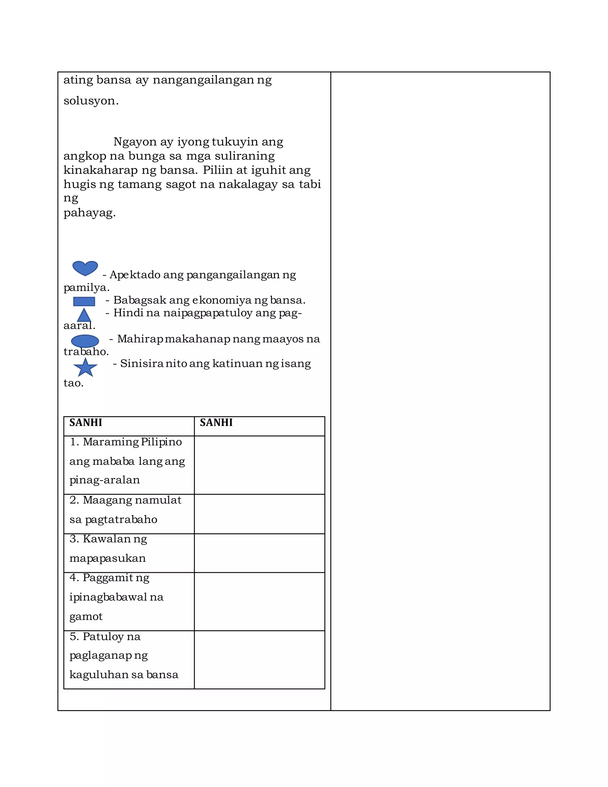 MASUSING BANGHAY ARALIN SA FILIPINO 9 (PAMAMARAANG PAGTUKLAS (DISCOVERY METHOD).docx