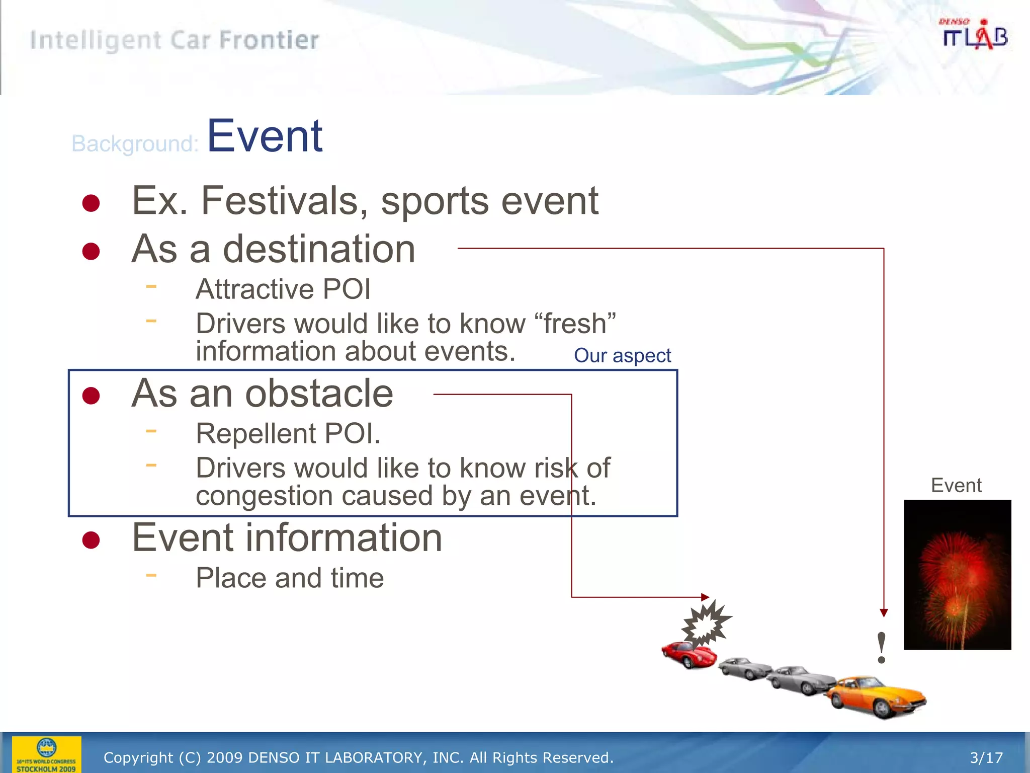 An Event Detection Method Using Floating Car Data Ppt
