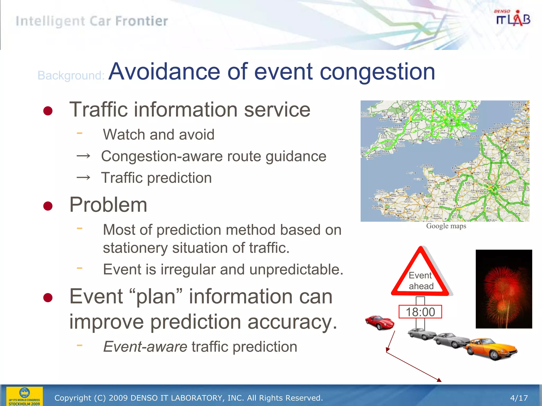 An event detection method using floating car data | PPT