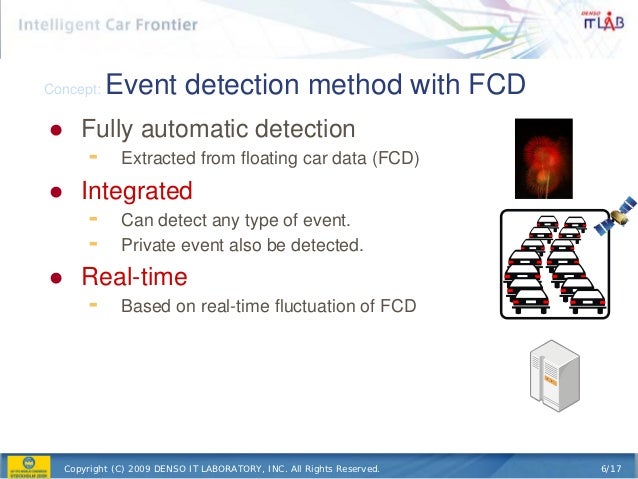 An Event Detection Method Using Floating Car Data