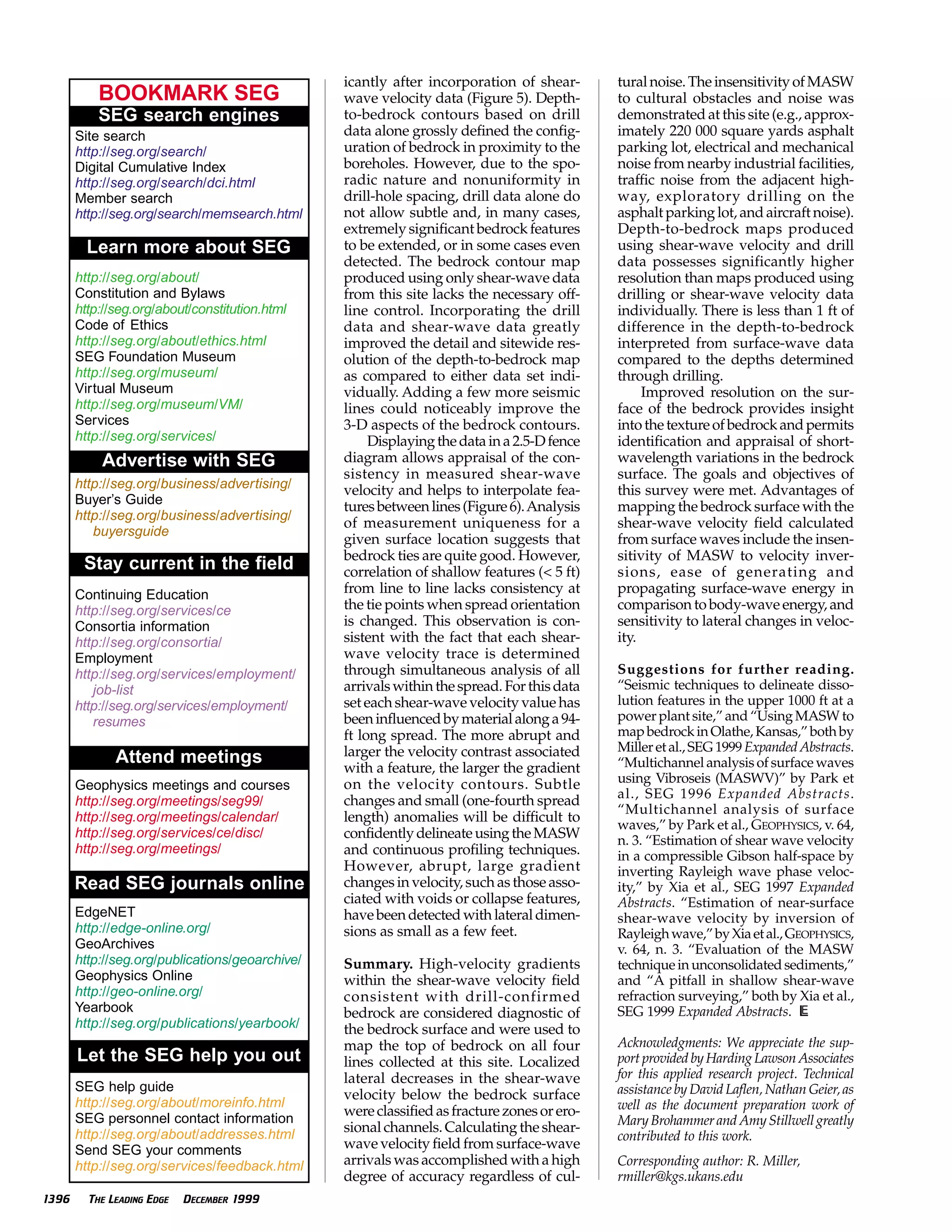 Fundementals of MASW | PDF