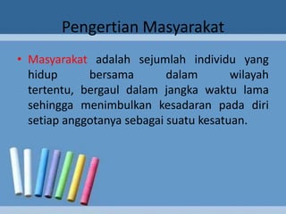 Masyarakat beradab dan sejahtera | PPTX