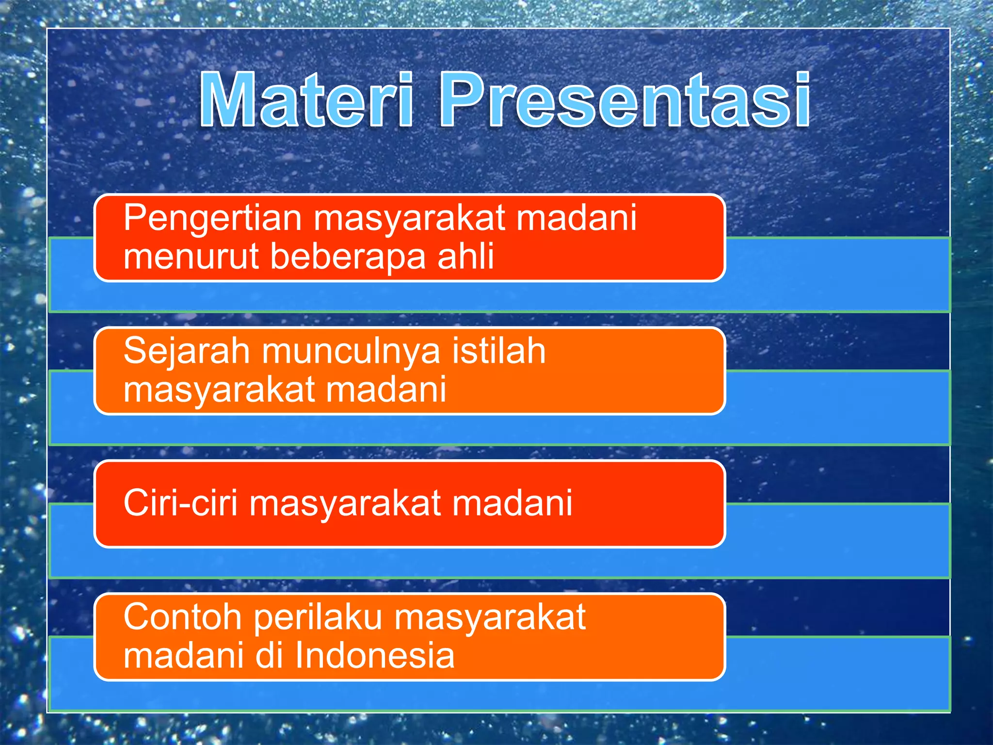 Masyarakat Madani Power Point | PPTX
