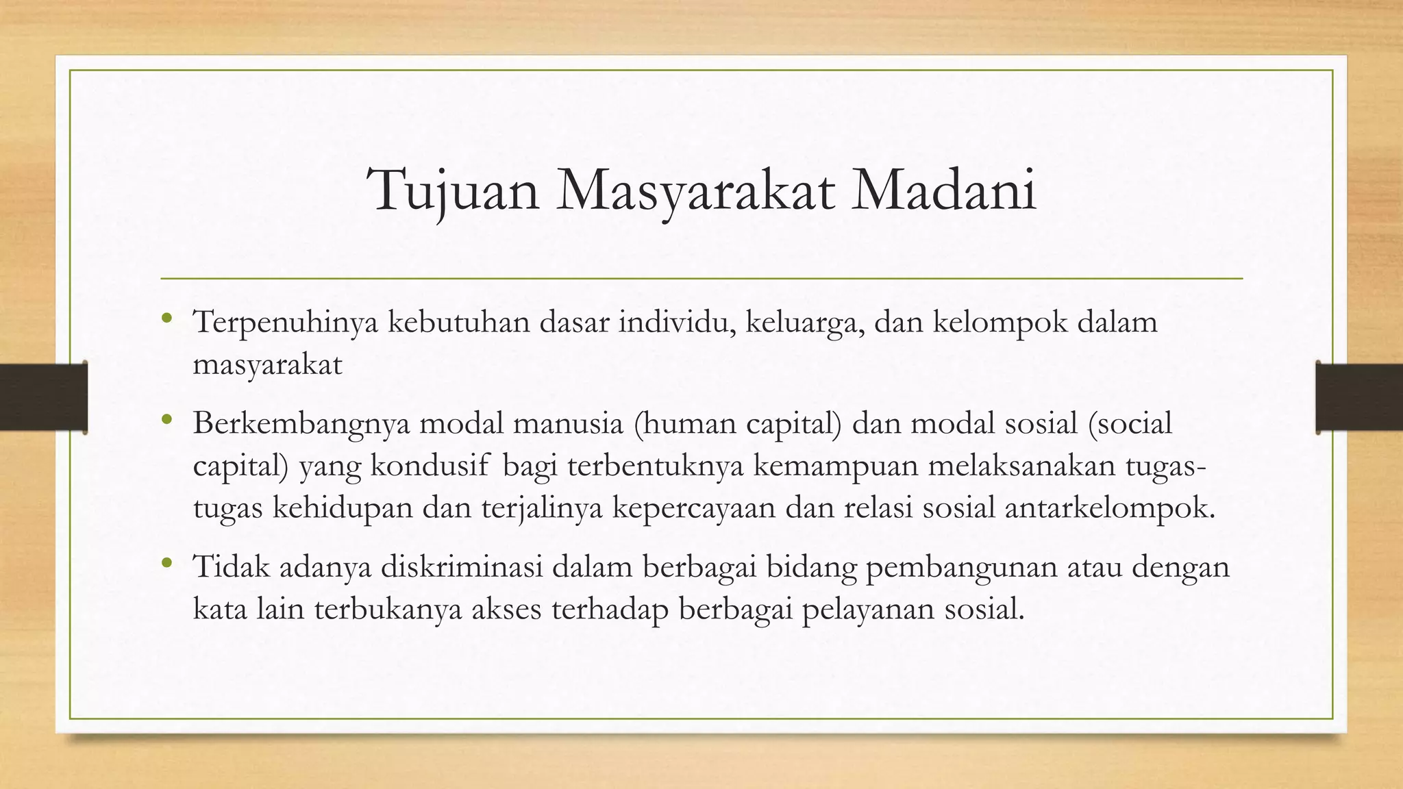 Kewarganegaraan-Masyarakat madani ppt | PPTX