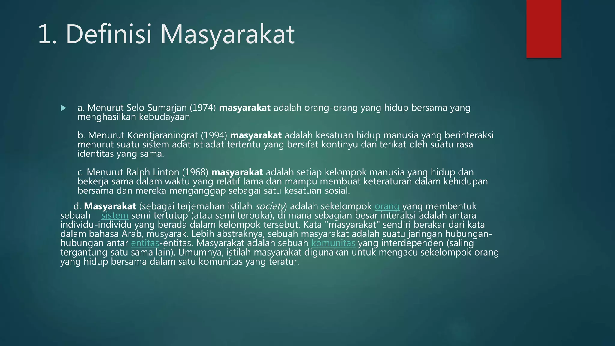 Masyarakat perkotaan dan masyarakat pedesaan | PPTX