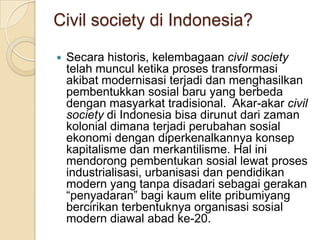 Masyarakat sipil | PPTX