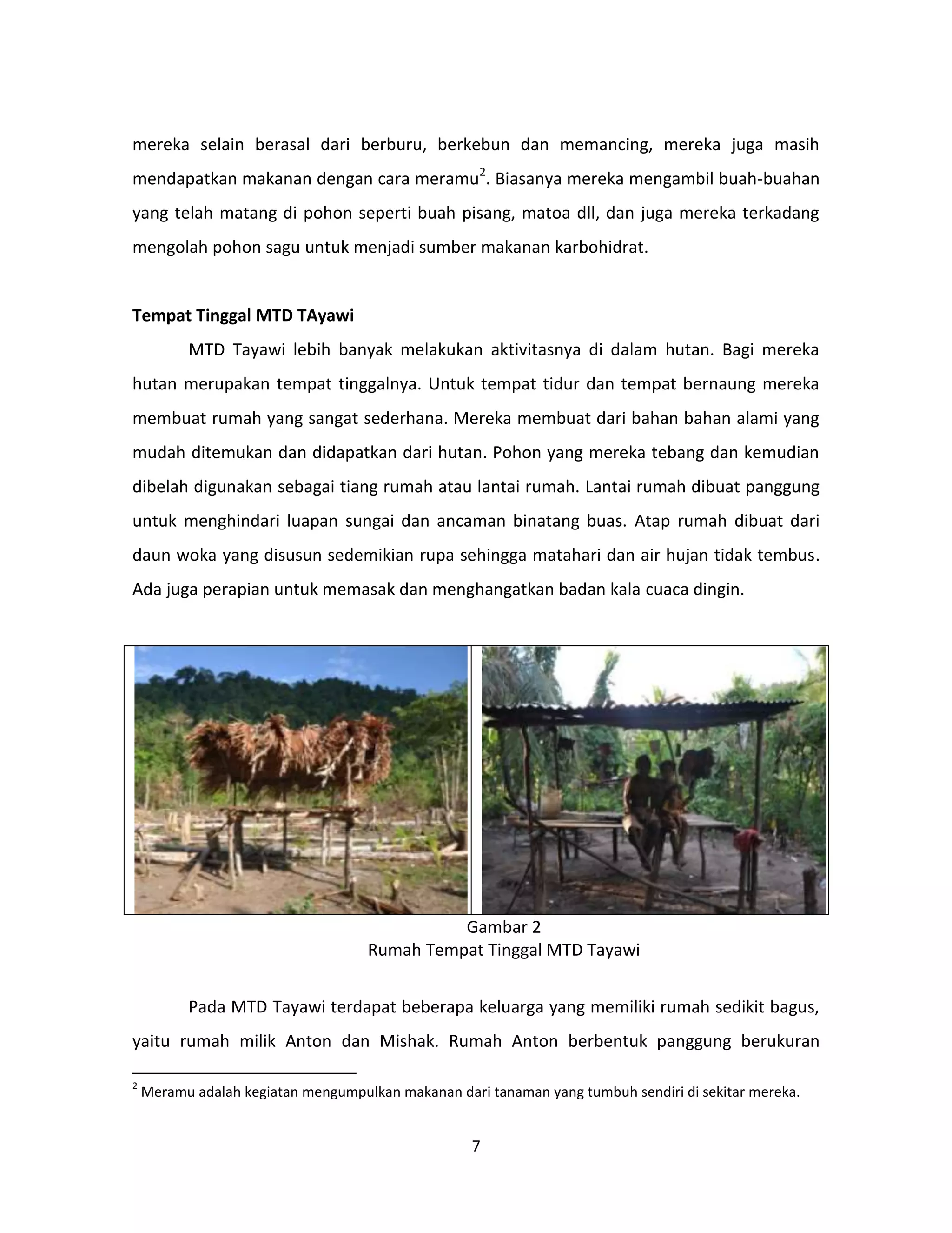 Masyarakat tugutil | DOCX