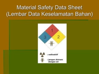 Material safety data sheet laboratory.ppt