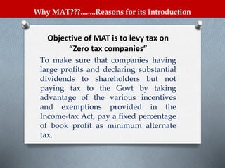 Minimum Alternate Tax | PPTX