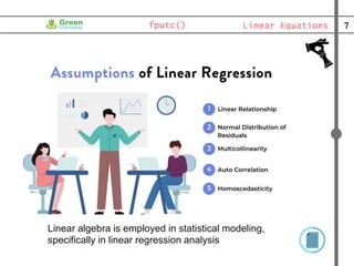 Application of Linear Algebra in Real Life | PPTX