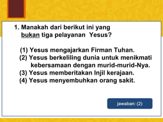 Mat.10. Tiga Jenis Pelayanan Yesus | PPTX