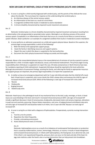 mat-ped-practice-exam.pdf ahhahahahahahhahahahhah. | PDF