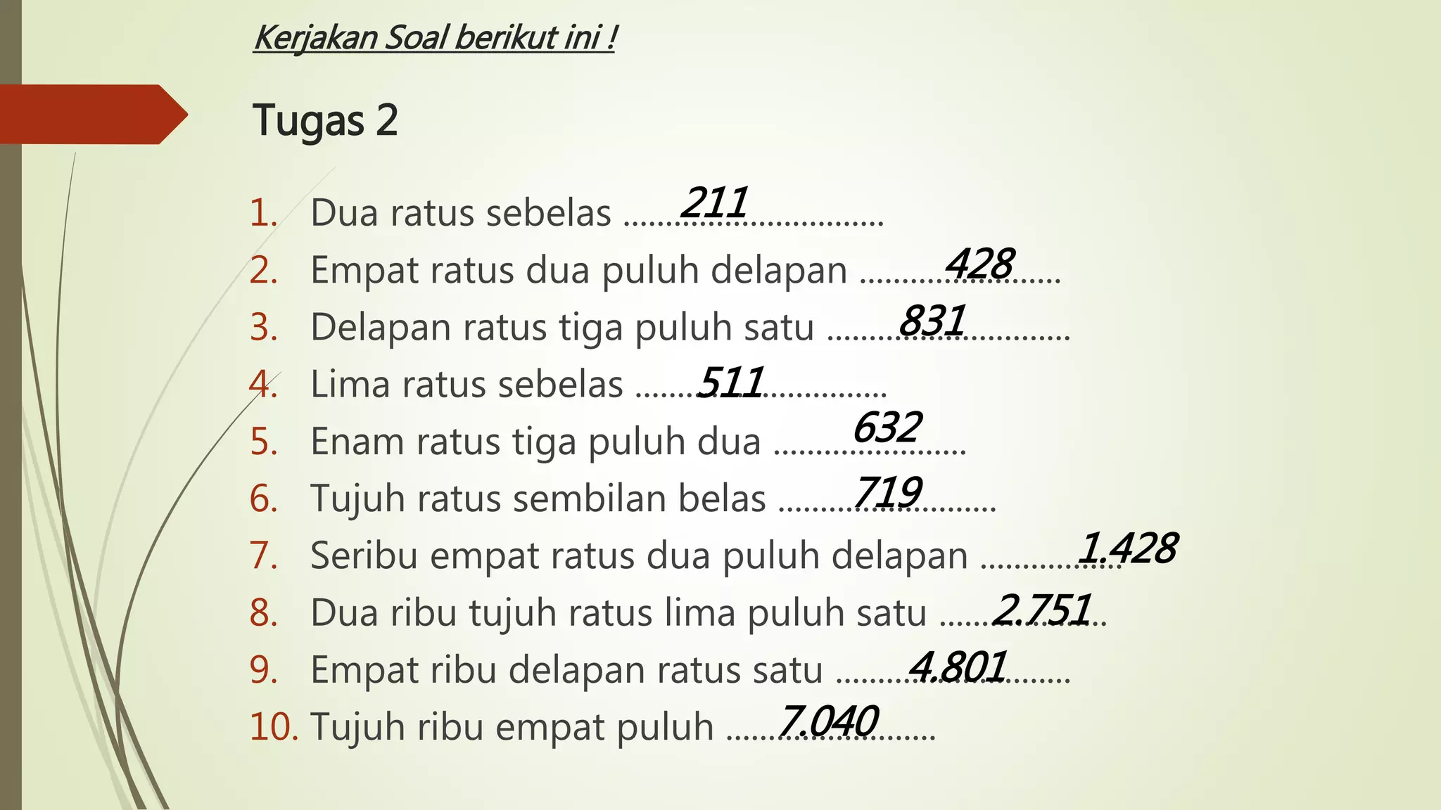 BAB I : Operasi Hitung Bilangan | PPTX