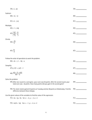 Mat 045 final exam review part i | PDF