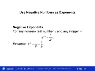 Mat 092 section 12.2 integer exponents | PPTX
