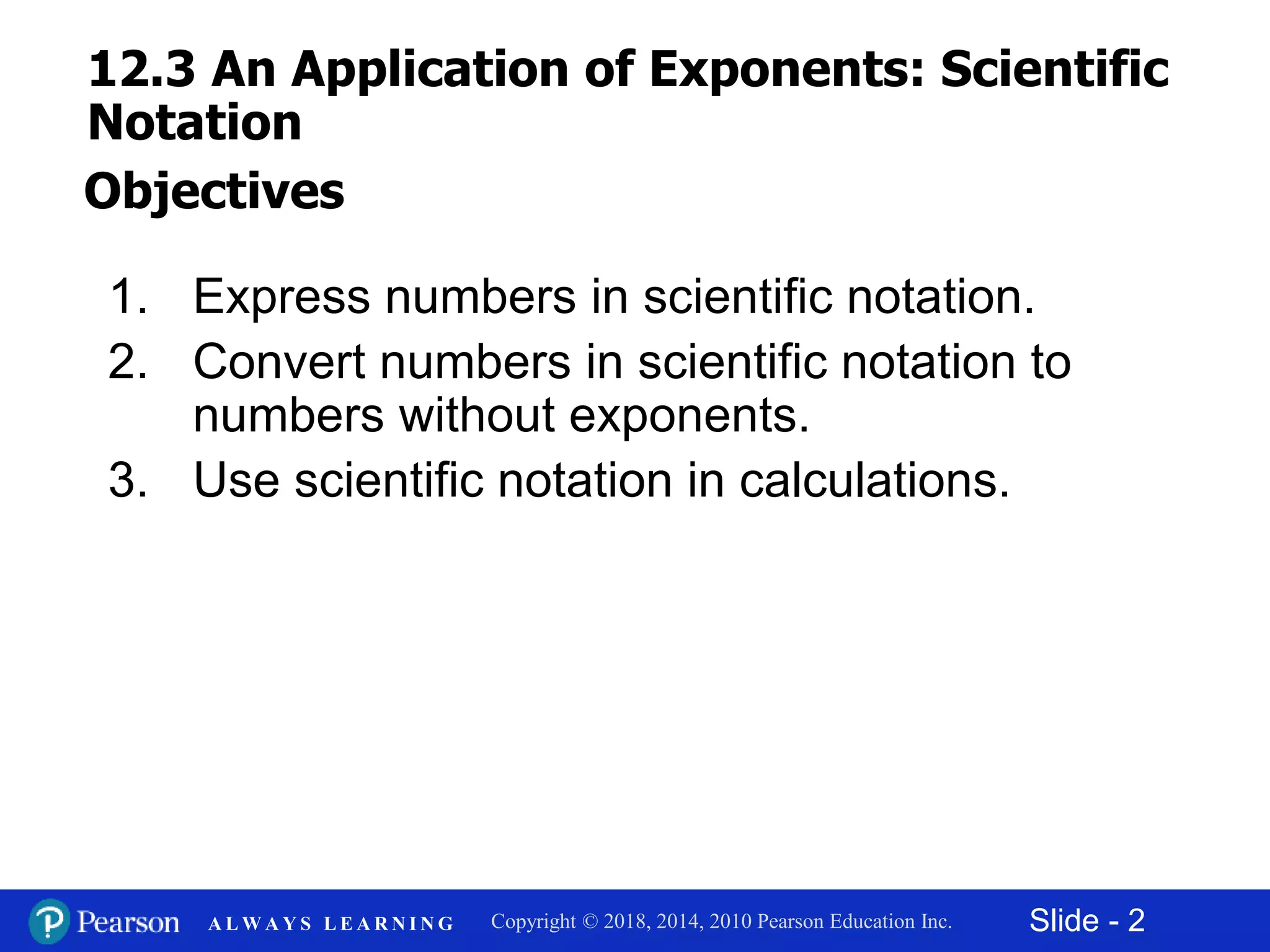 Mat 092 section 12.3 scientific notation | PPT