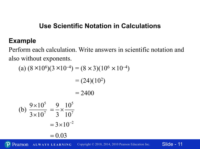 Mat 092 section 12.3 scientific notation | PPT