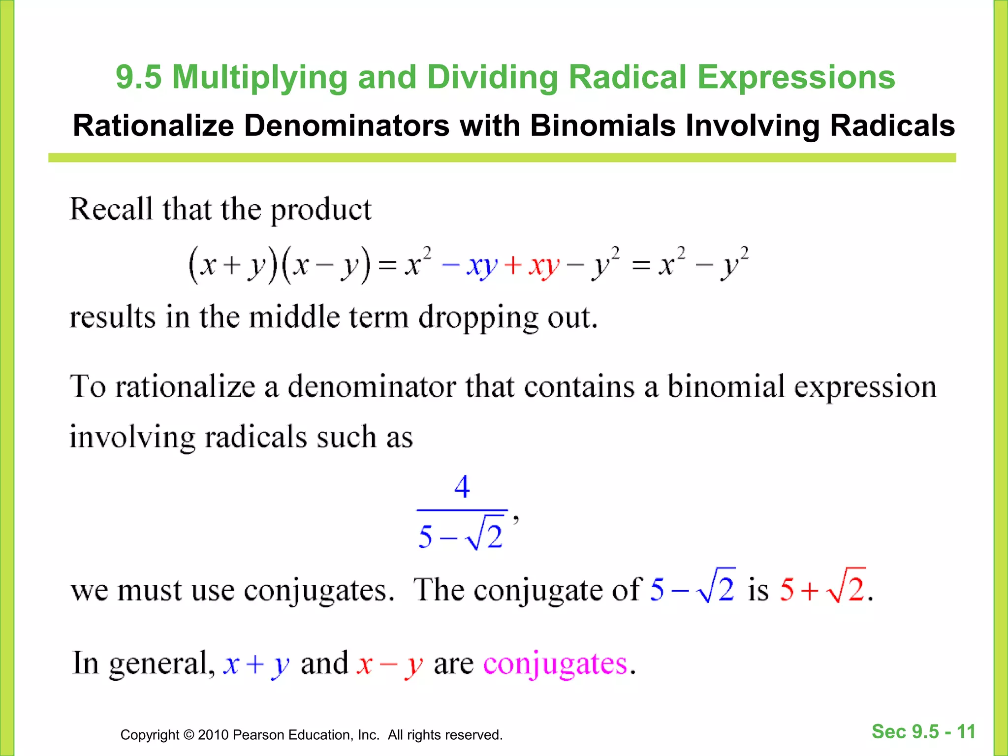 Operations on Radicals.ppt