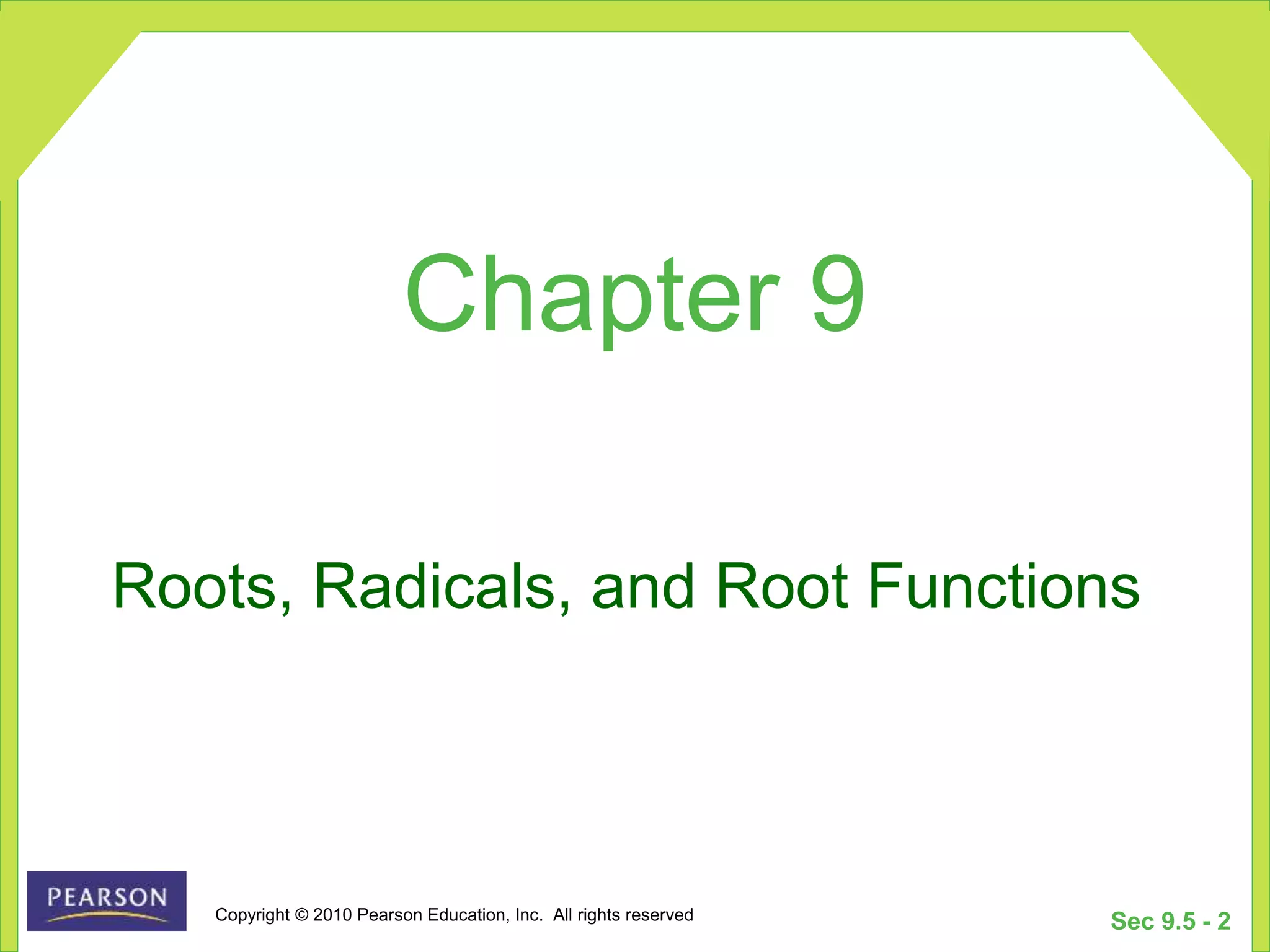 Operations on Radicals.ppt