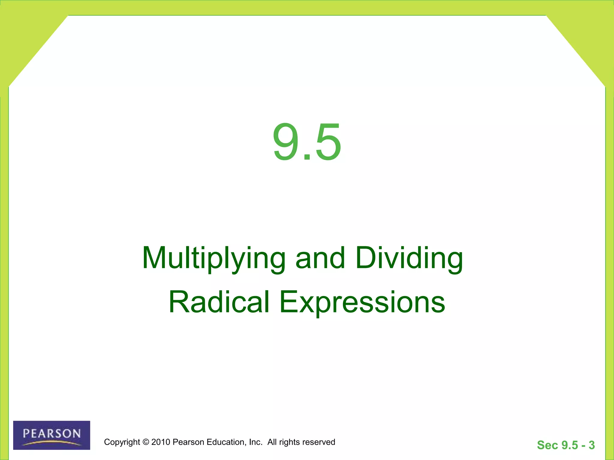Operations on Radicals.ppt