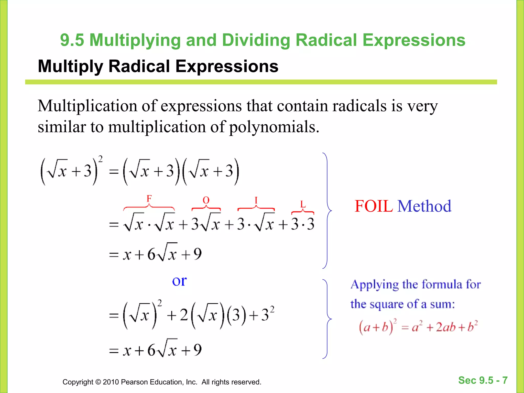 Operations on Radicals.ppt