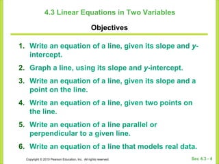 LINEAR EQUATION IN TWO VARIABLES PPT | PPT