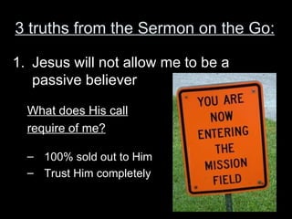 The Sermon On The Go | PPT