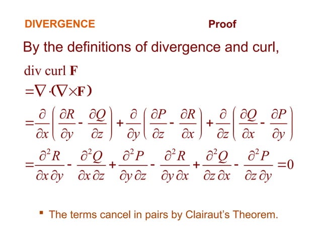 Lecture Notes On Mat122lec12curl And Divergenceppt