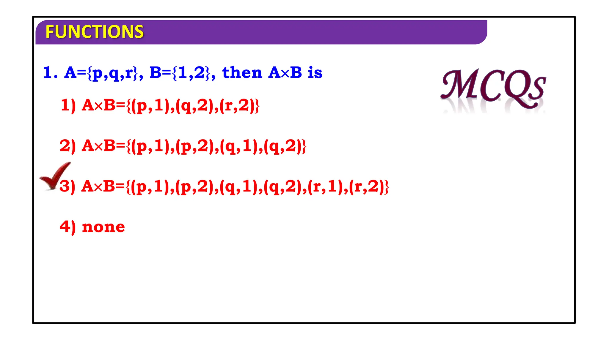 Introductory Part Of Function For Class 12th Jee Ppt