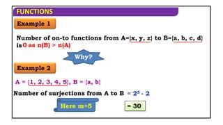 TYPES OF FUNCTION FOR JEE PREPARATION WITH EXAMPLES | PPT
