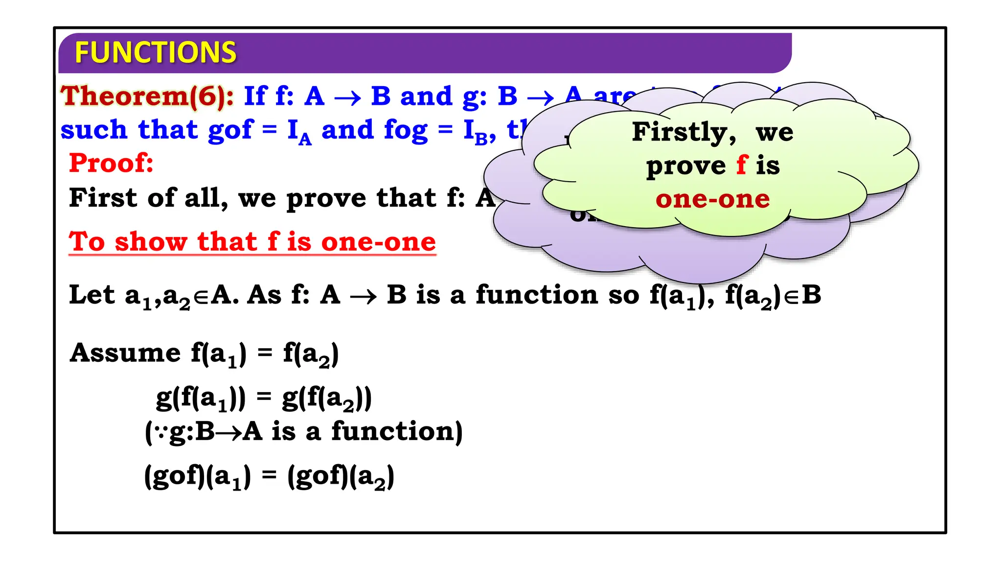 FUNCTION M05 THEOREMS WITH PROOFS FOR BOARD LEVEL | PPT