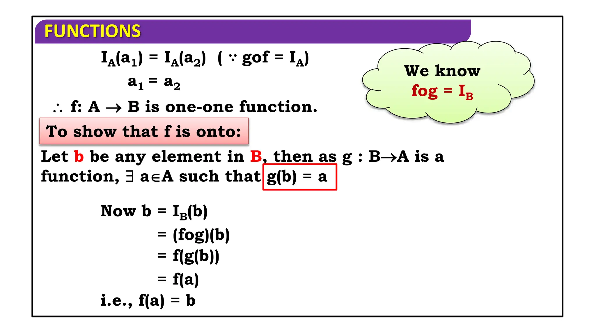 FUNCTION M05 THEOREMS WITH PROOFS FOR BOARD LEVEL | PPT