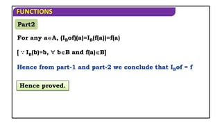 FUNCTION M05 THEOREMS WITH PROOFS FOR BOARD LEVEL | PPT