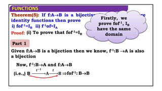 FUNCTION M05 THEOREMS WITH PROOFS FOR BOARD LEVEL | PPT