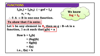 FUNCTION M05 THEOREMS WITH PROOFS FOR BOARD LEVEL | PPT