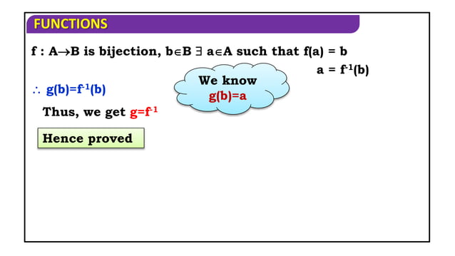 FUNCTION M05 THEOREMS WITH PROOFS FOR BOARD LEVEL | PPT