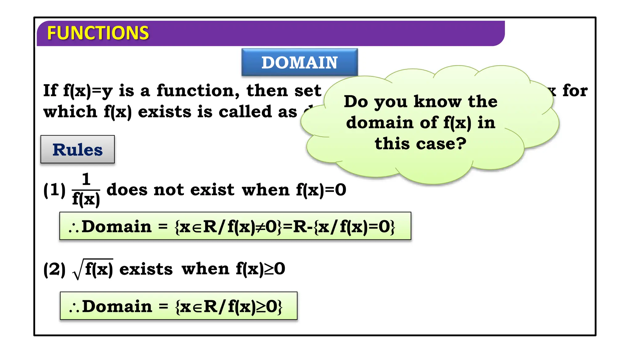 TYPES OF IMPORTANT FUNCTION THEORY WITH EXAMPLES | PPT