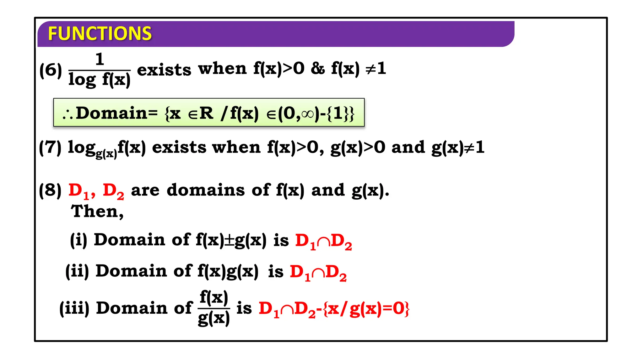 TYPES OF IMPORTANT FUNCTION THEORY WITH EXAMPLES | PPT