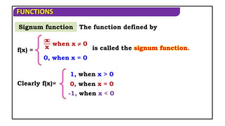 TYPES OF IMPORTANT FUNCTION THEORY WITH EXAMPLES | PPT