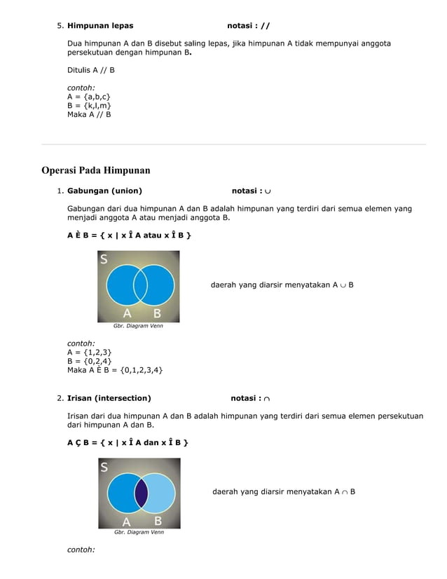 Logika dan Himpunan Matematika | PDF