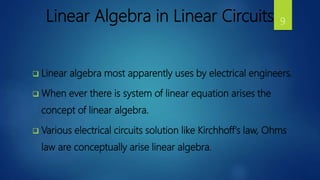 Linear Algebra and Complex Variables | PPTX